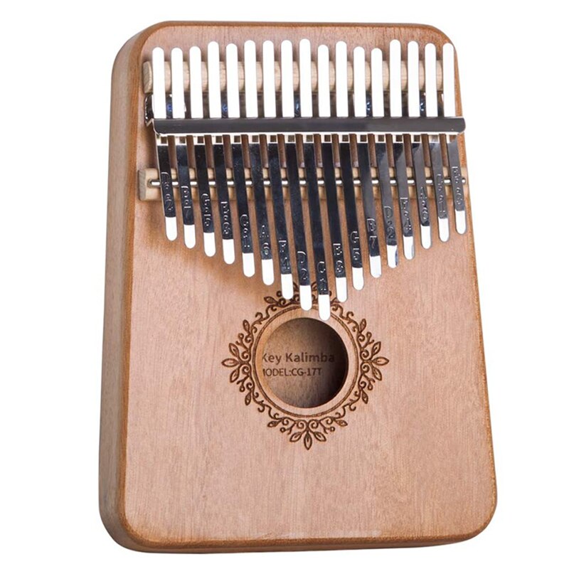 17 Key Kalimba Thumb Piano Mahogany Wooden Mbira M... – Vicedeal