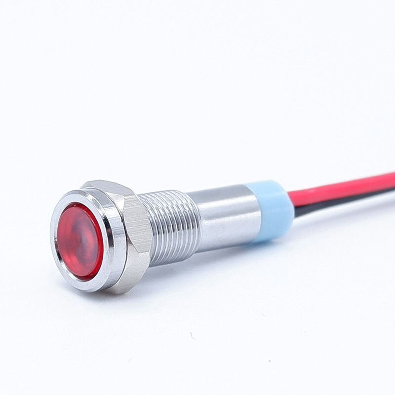 1PC 6mm LED Metal Indicator light Pilot waterproof... – Vicedeal
