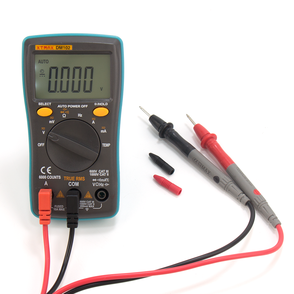 102 Digitale Multimeter 6000 Telt Backlight Ac/Dc ... – Vicedeal