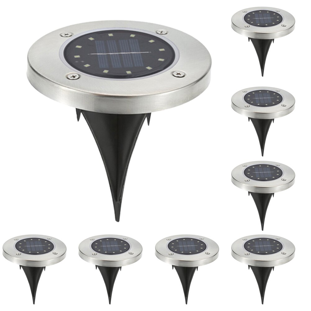 Solar Powered Ground Light Waterproof Garden Pathw... – Grandado