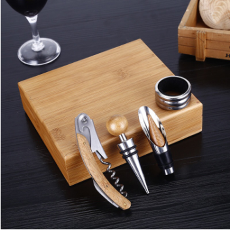4Pcs Premium Wijn Tools Automatische Flesopener Ku... – Vicedeal