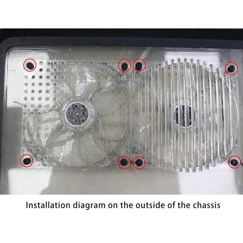 50 PCS PC Case Fan Noise Absorbtion Fans Anti Vibr... – Vicedeal