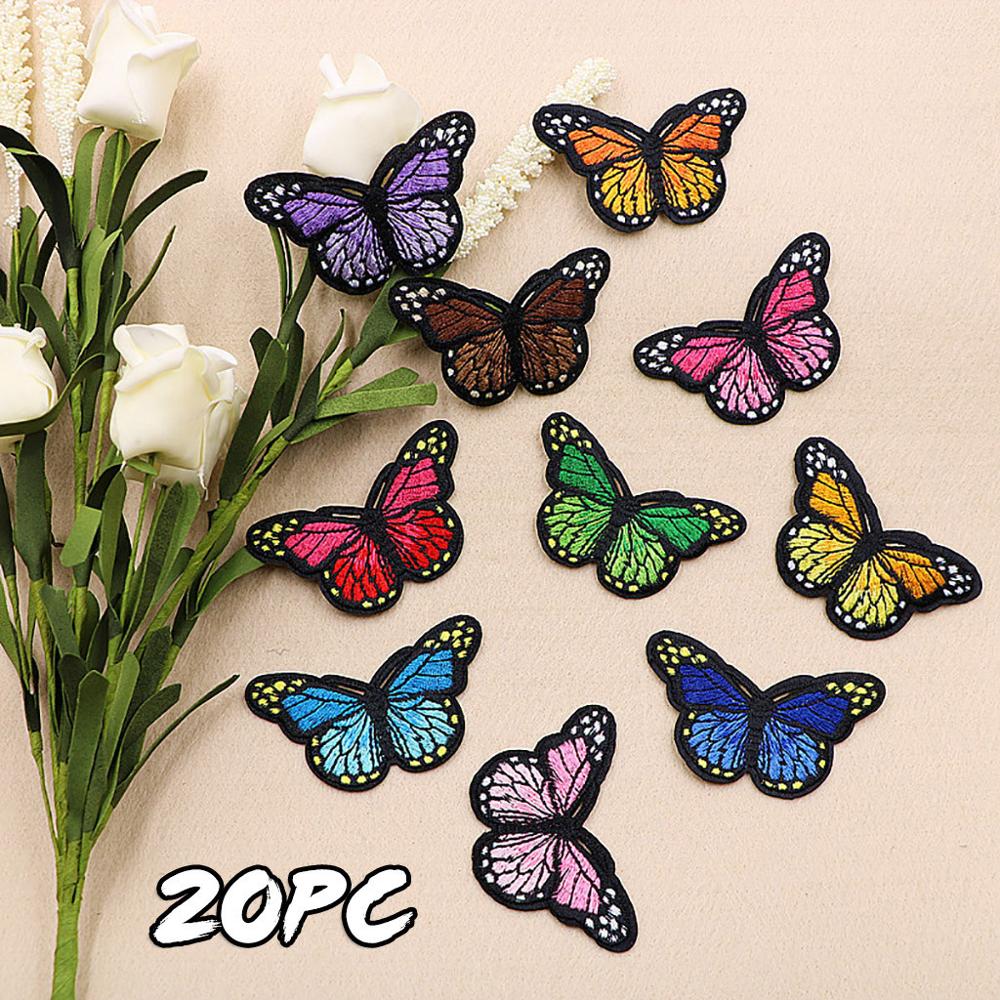 20 Pcs Butterfly Embroidery Thread floss DIY Iron ... – Vicedeal