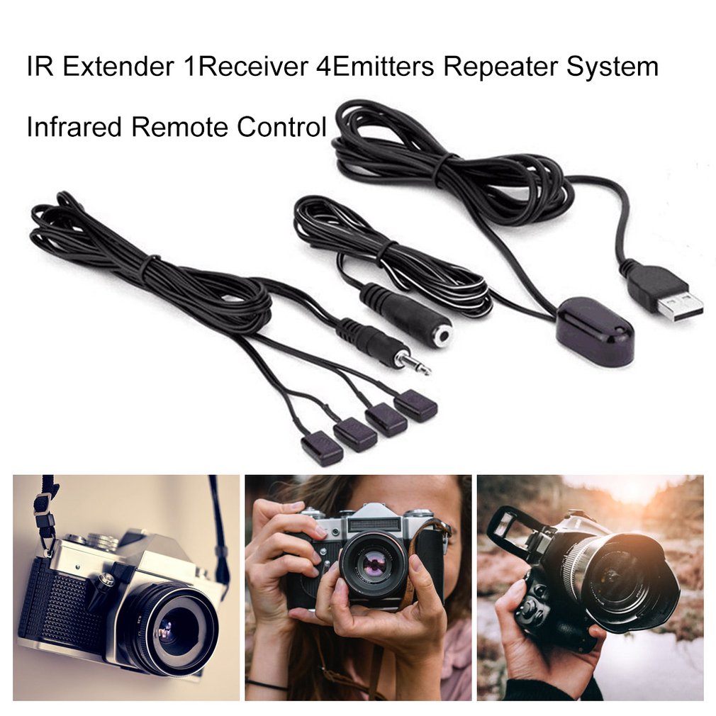 IR Extender 1receiver 4emitters Repeater System In... – Grandado