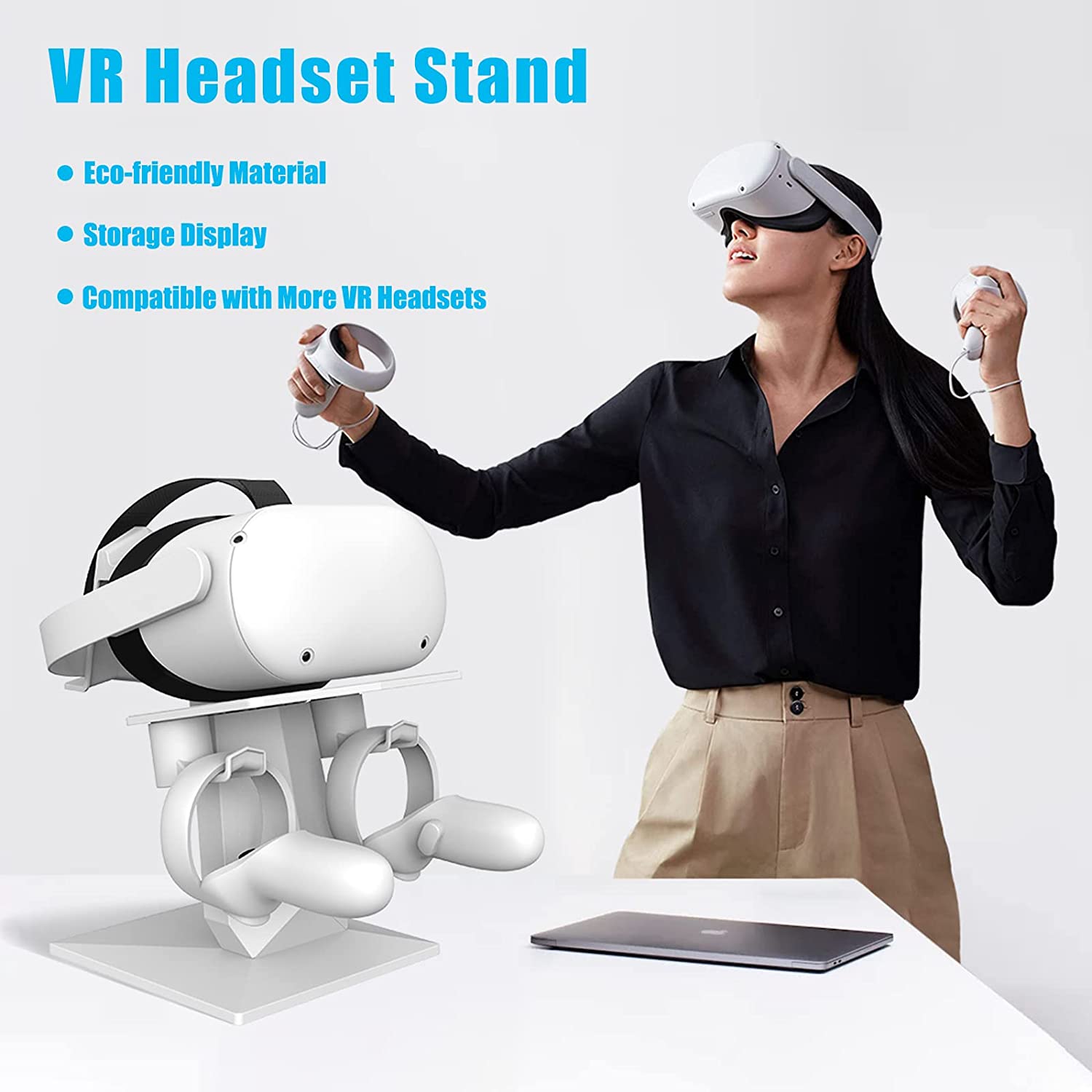 VR Headset Display Stand For Oculus Quest 2 Touch ... – Grandado