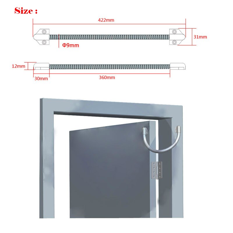 5YOA Door Loop Electric Stainless steel Exposed Mo... – Vicedeal