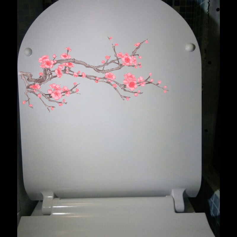 ZTTZDY 23.1*10.8CM Chinese Plum Blossom Flower WC ... – Vicedeal