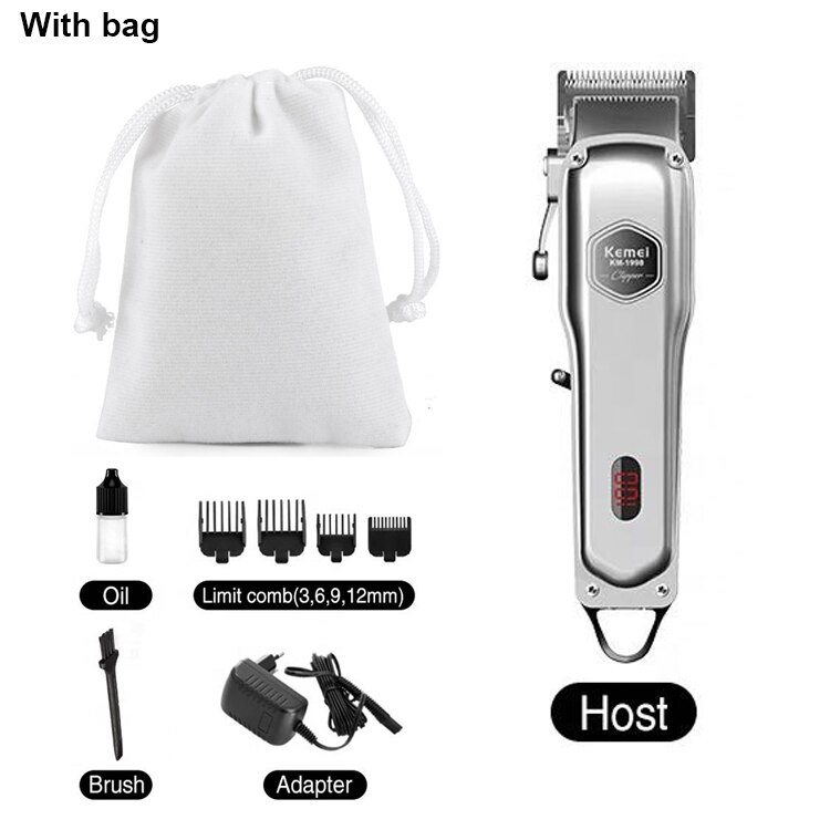 Kemei – tondeuse à barbe électrique pour hommes, r... – Grandado