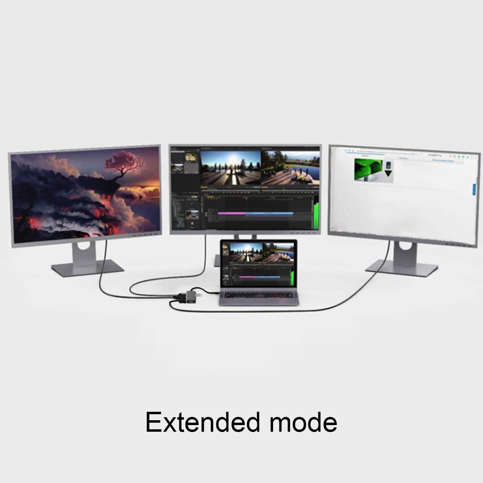 Hub Docking Station 12 in 1 Laptop Docking Station... – Grandado