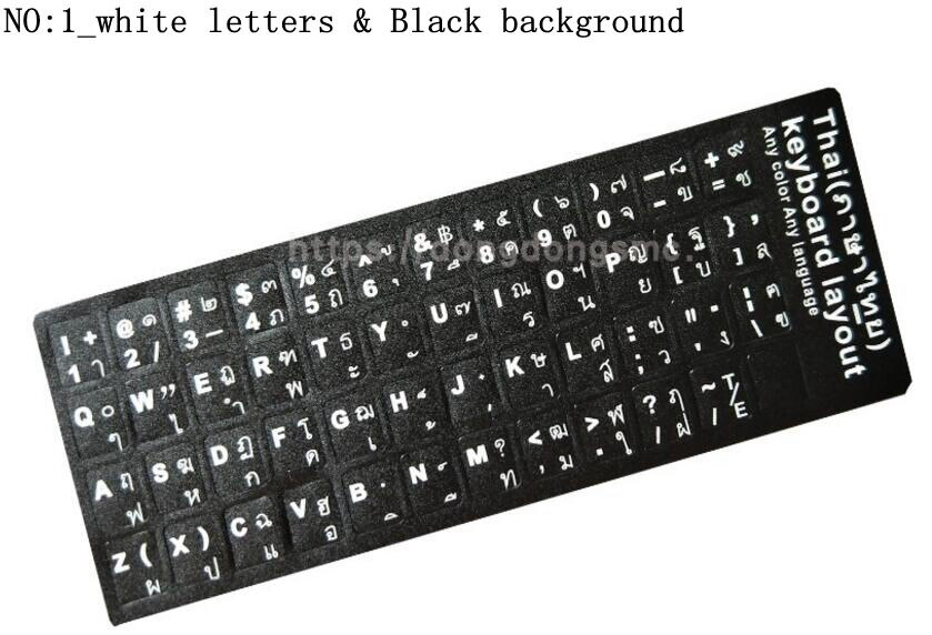 Thai Keypad Label Sticker, Eco-Milieu Plastic Thai... – Vicedeal