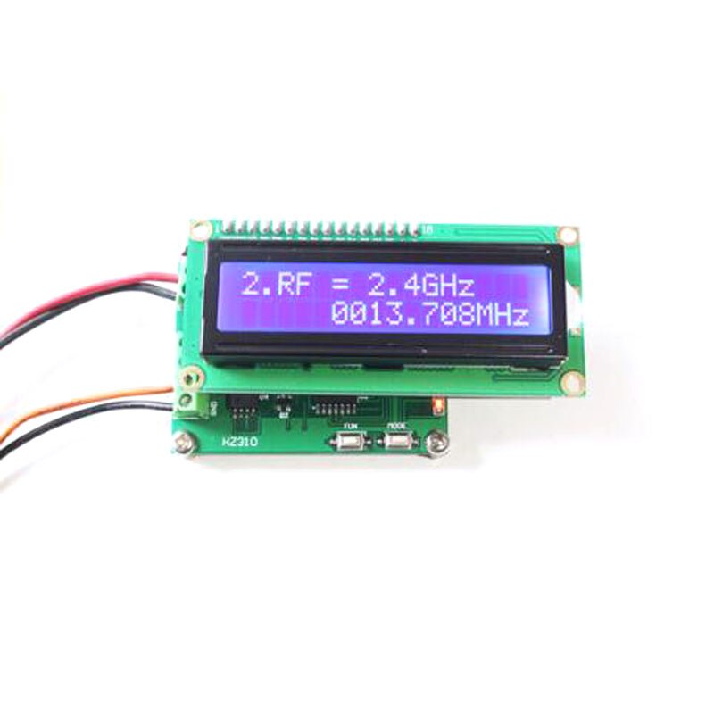 version of frequency meter high frequency 10MHz-2.4GHz / low frequency ...