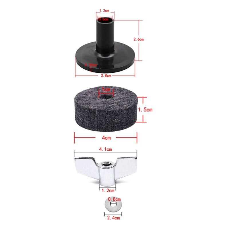 1 Set/18Pcs Drum Set Replacement Parts Kit Musical... – Vicedeal