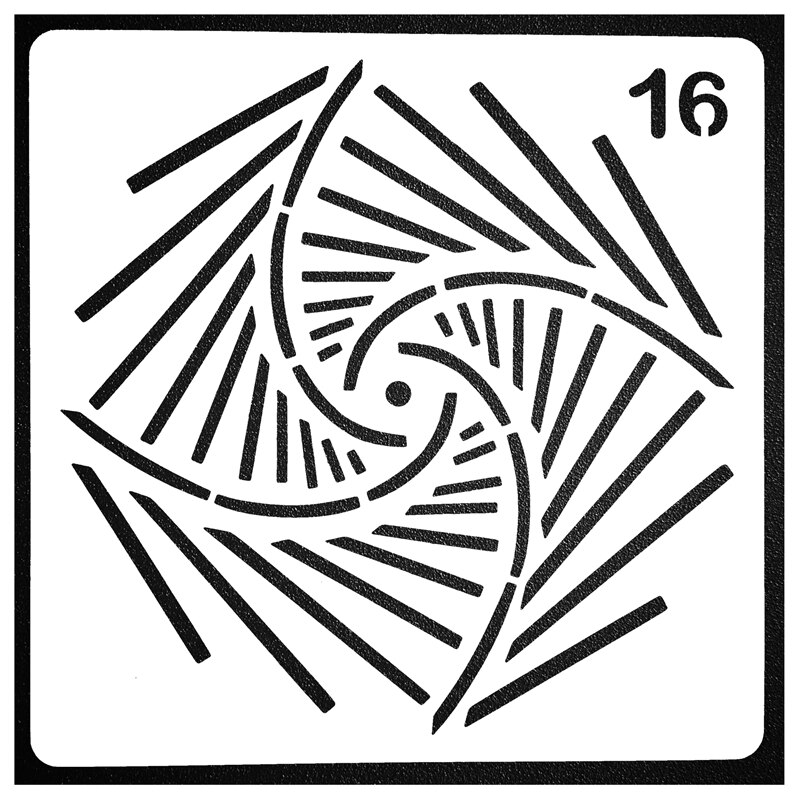Mandala Round Geometry DIY Layering Stencils Wall ... – Vicedeal