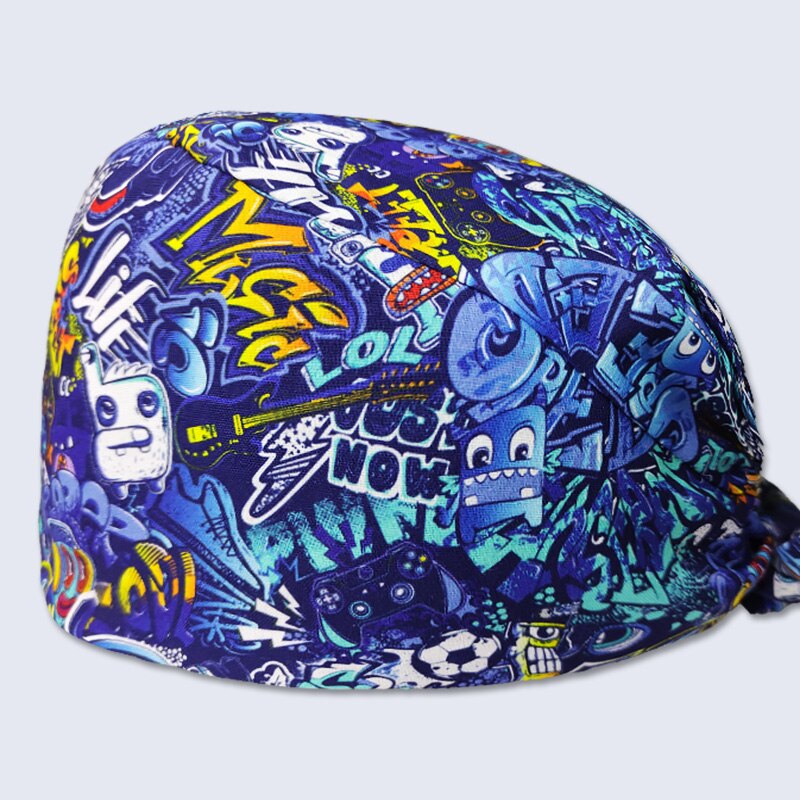 Verstelbare Unisex Leuke Kat Print Rui Cap Schoonh... – Grandado