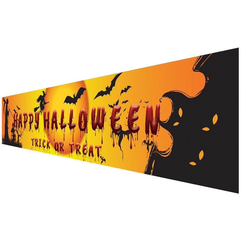 Halloween Party Banner Pull Vlag Decoratie Achterg... – Grandado