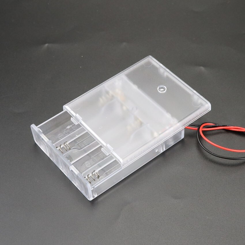 4× AA Battery Holder Box Case With ON/OFF Switch 4... – Grandado