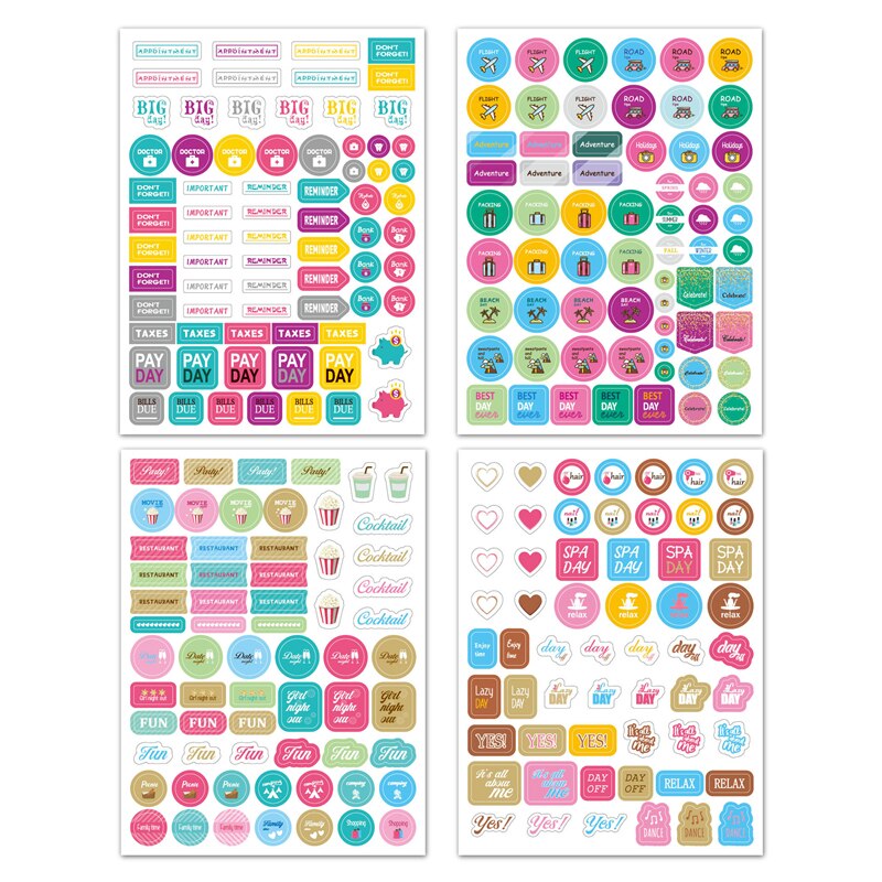 650pcs/730pcs Planner Stickers Original Decal Viny... – Grandado