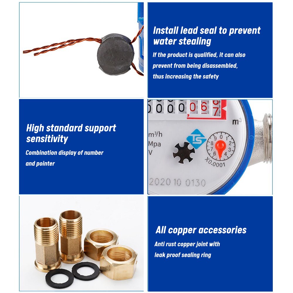 Smart Water Meter Stainless Steel Material Mechani... – Grandado