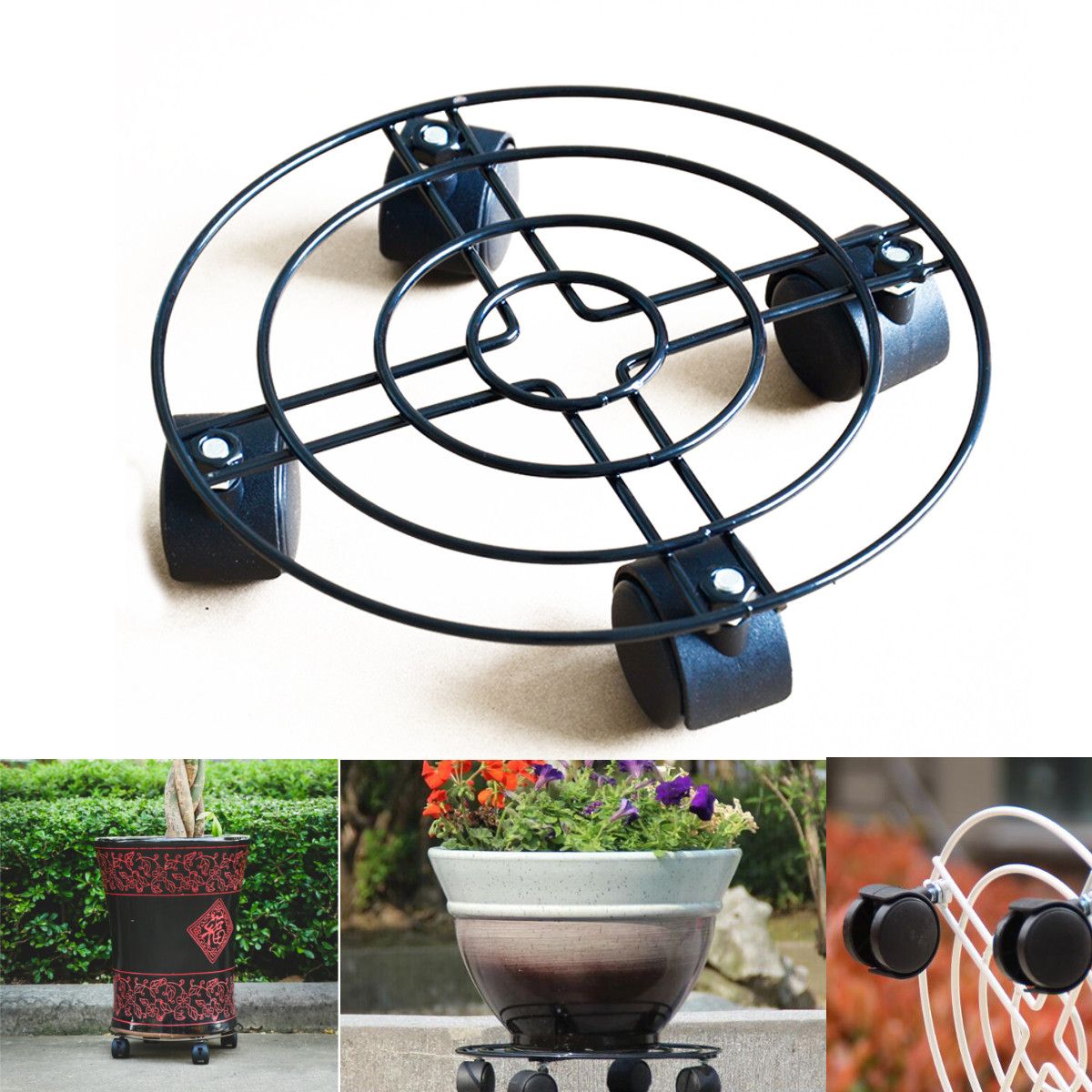 Multi Size Tuin Plant Pot Ronde Wielen Mover Troll... – Grandado