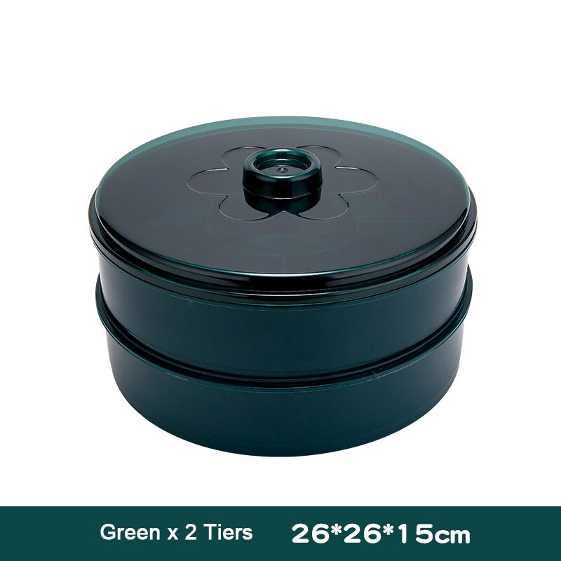 Rotating Snack Box Plastic Food Storage Organizer ... – Grandado