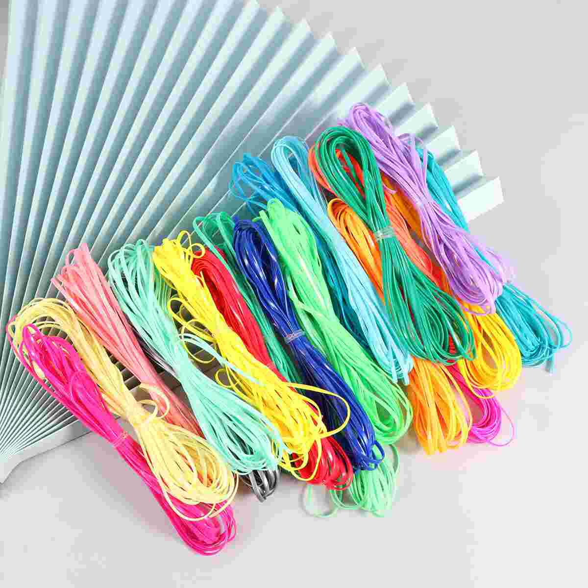 20pcs DIY Braided Ropes PVC Colorful Multipurpose ... – Vicedeal