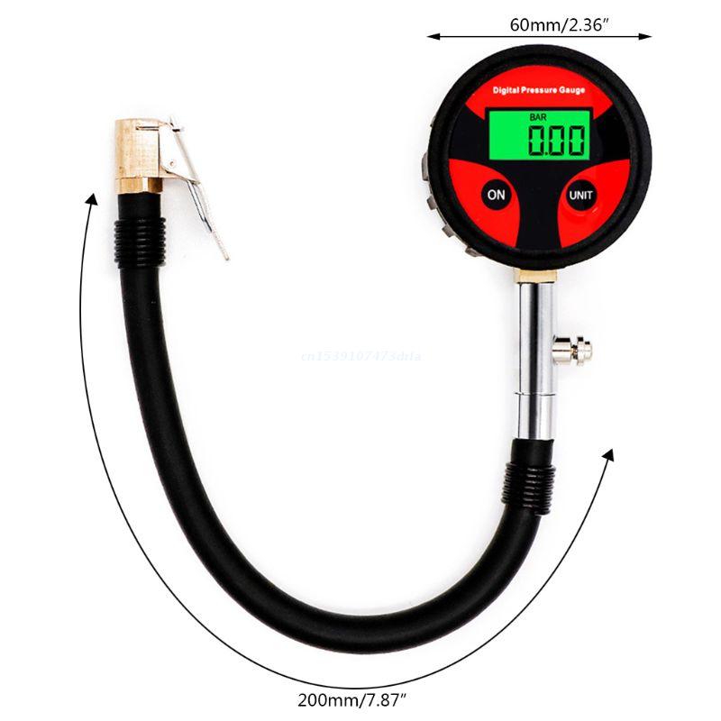 0-200PSI Digital Tyre Tire Air Pressure Gauge LCD ... – Vicedeal