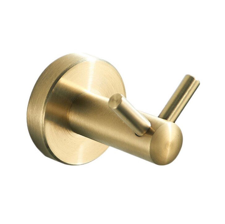 Gold brushed 304 stainles steel Towel Hooks Cloth ... – Grandado