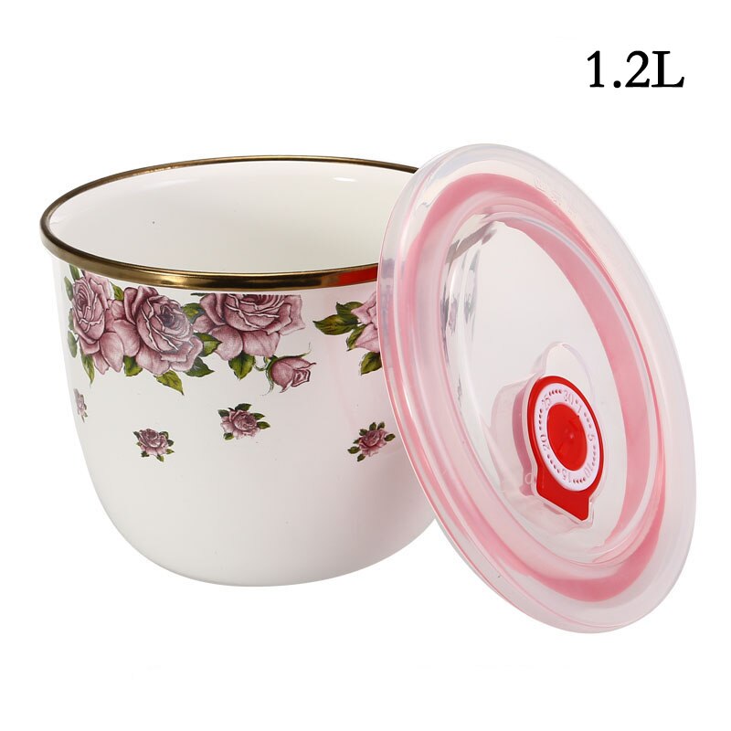 1Pcs Classic Chinese Enamel Food Storage Bowls Hea... – Grandado