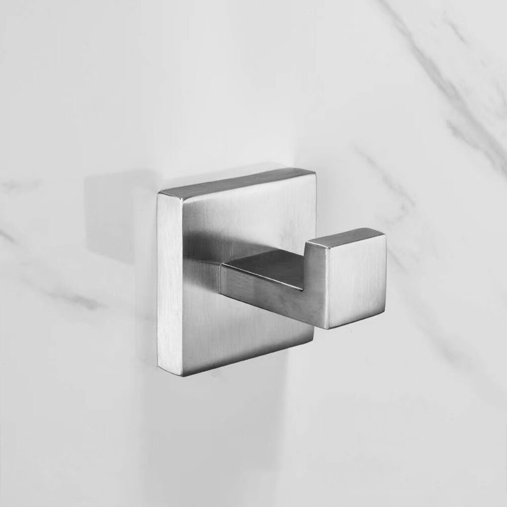 304 Stainless Steel Wall Mount Square Robe Hook Li... – Grandado