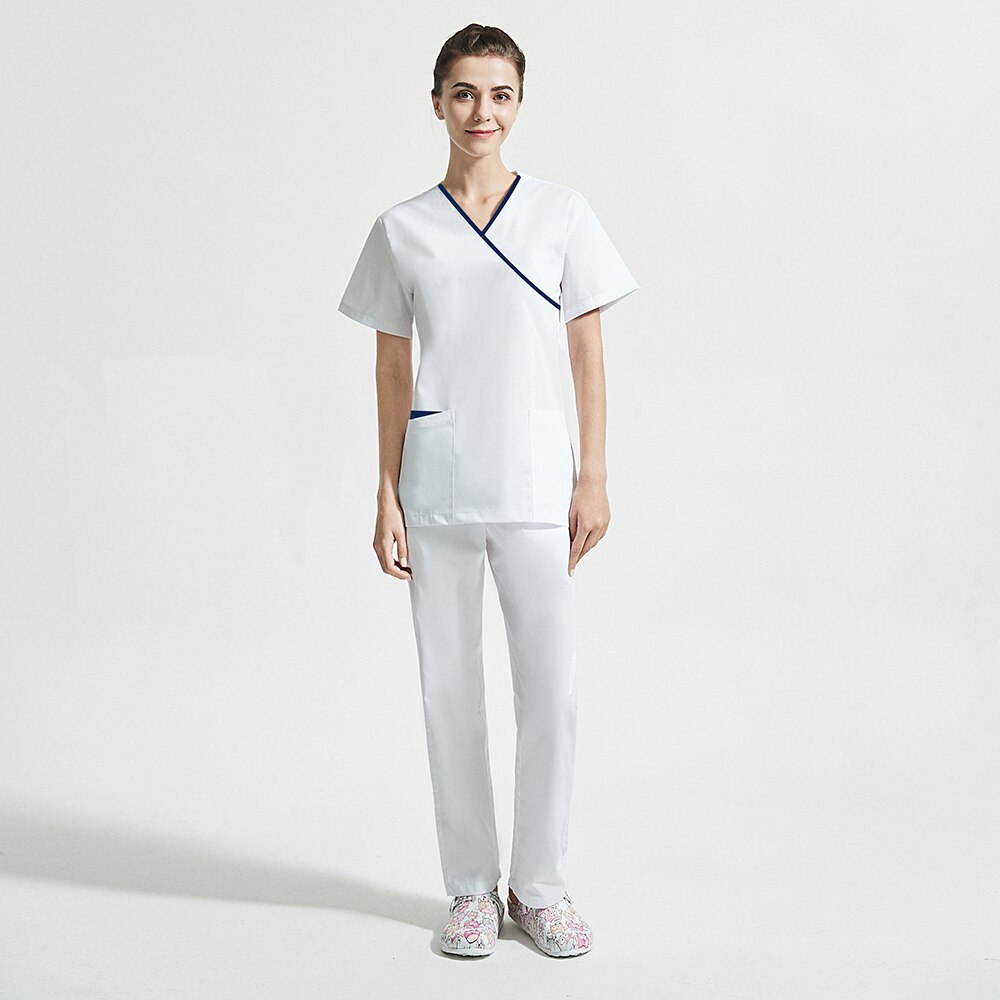 Men & Women Short Sleeve Uniform Set Spa Uniform B... – Grandado