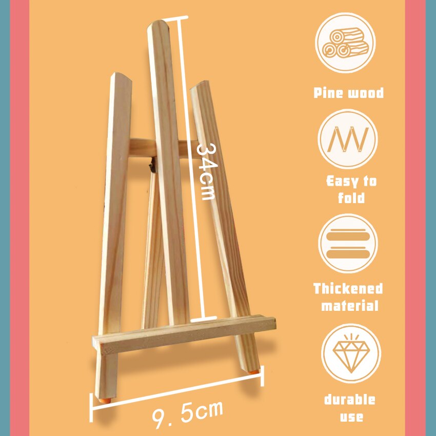 Hout Desktop Mini Schildersezel Frame Statief Verg... – Grandado