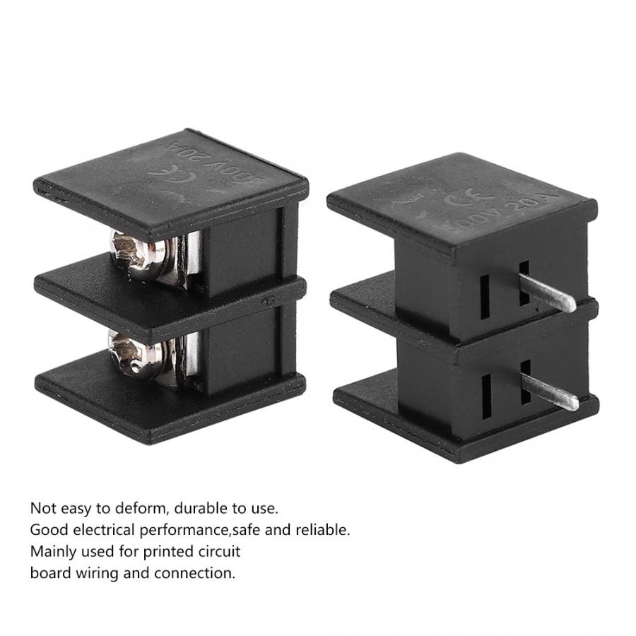 50pcs 2-Pin 7.62mm Pitch Circuit Board Wiring Barr... – Vicedeal