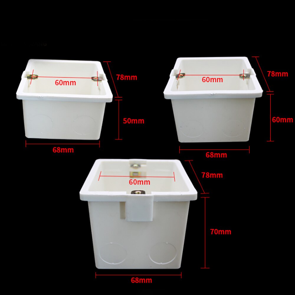 50, 60, 70mmPVC gestanzt junction box 86 embedded ... – Vicedeal
