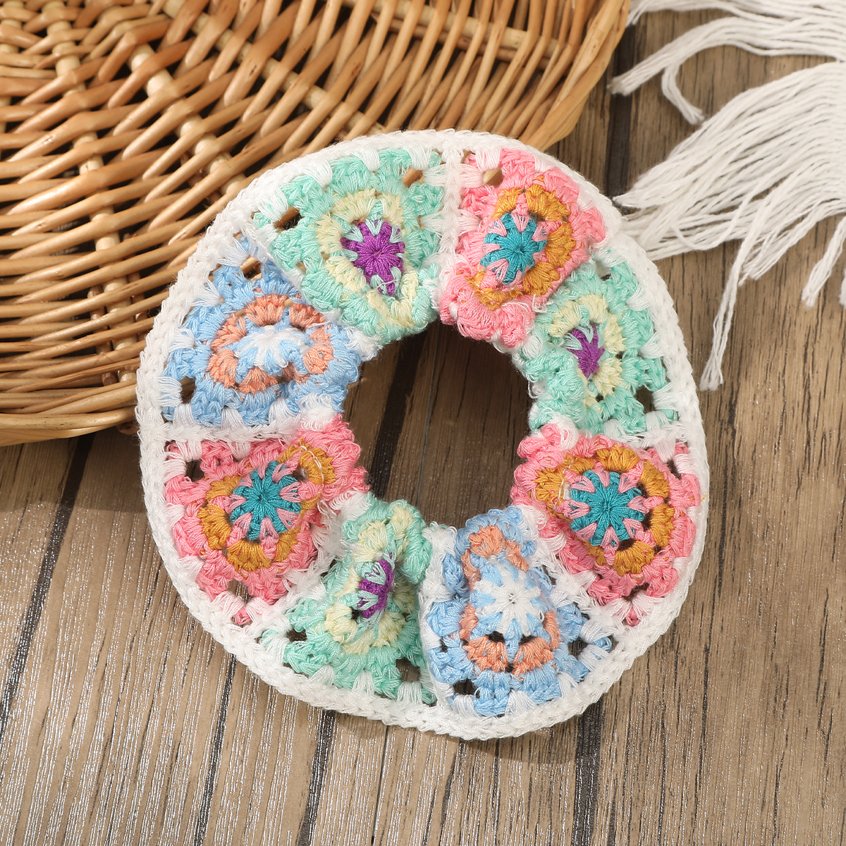 Knitting Crochet Hair Ropes Scrunchies Ladies Spri... – Grandado