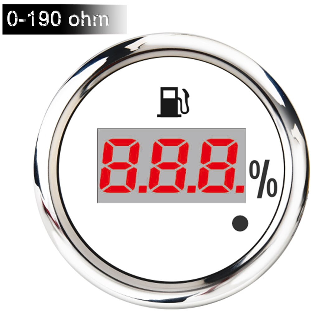 52Mm Digitale Brandstofmeter 240 ~ 33 Ohm 0 ~ 190 ... – Grandado