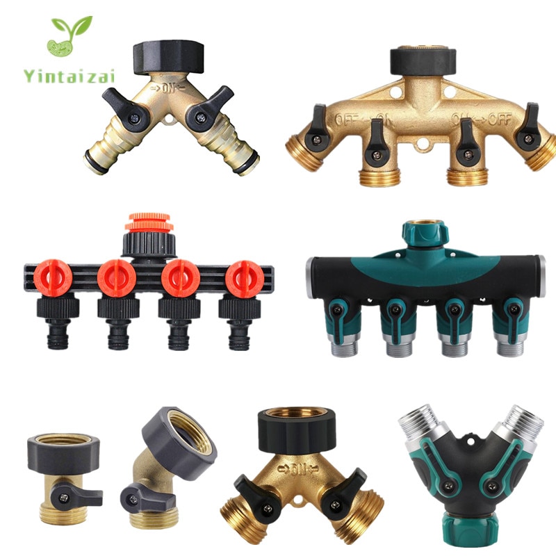 1Pc 3/4 "4-Way Messing Plastic Tuinslang Spli... – Vicedeal