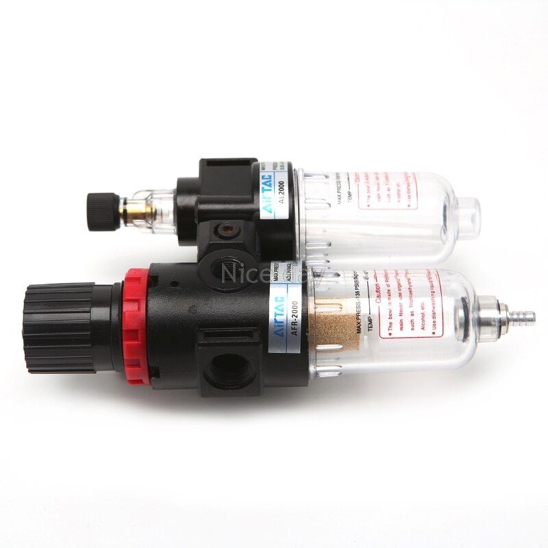 G1/4'' In line Air Compressor Filter Regulator Gau... – Grandado