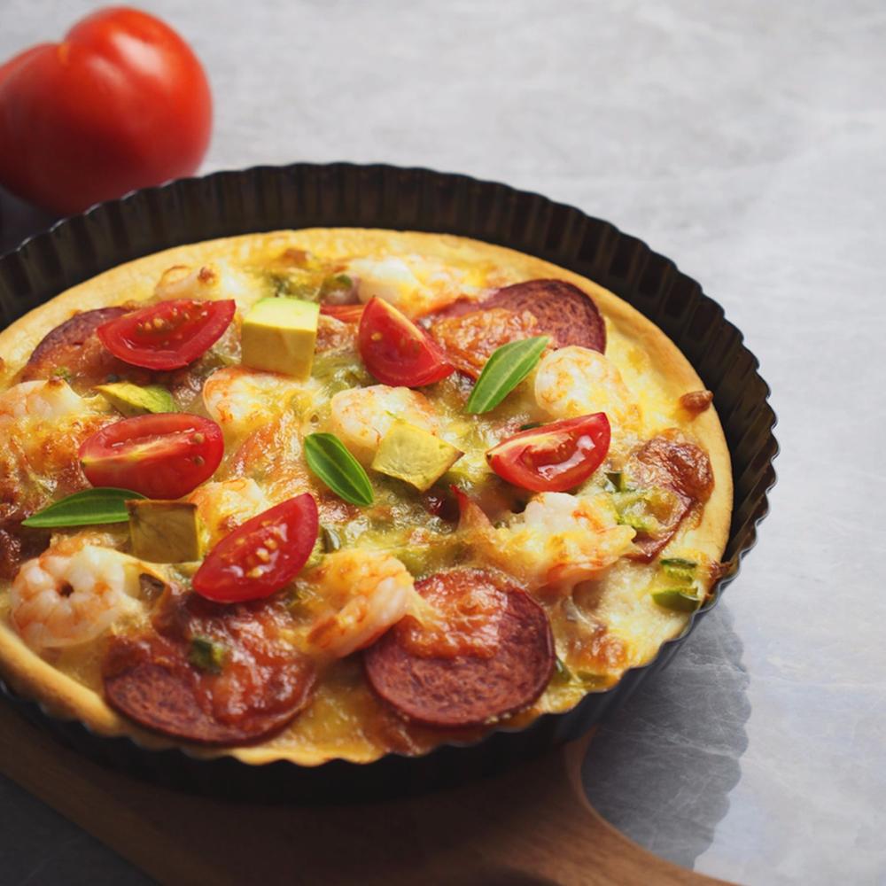 9 inch Pizza Baking Pan Nonstick Pizza Pan Carbon ... – Grandado