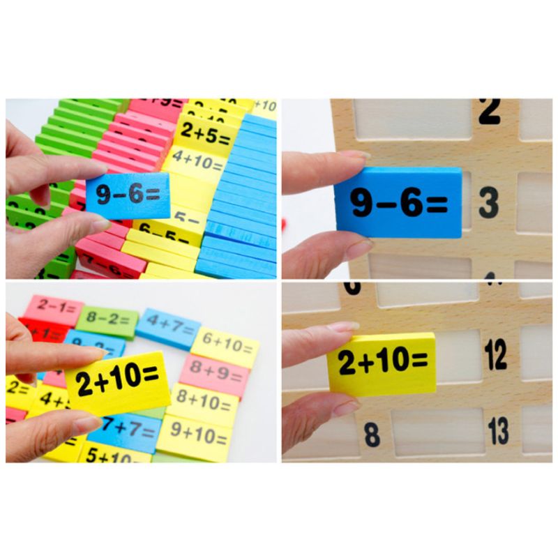 1 Set Authentic Standard Wooden Math Arithmetic Ch... – Grandado