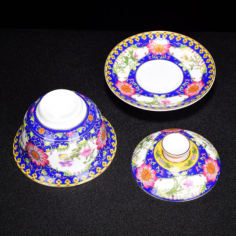 150Ml Landelijke Stijl Thee Kom Bloem Thee Cup Ema... – Grandado