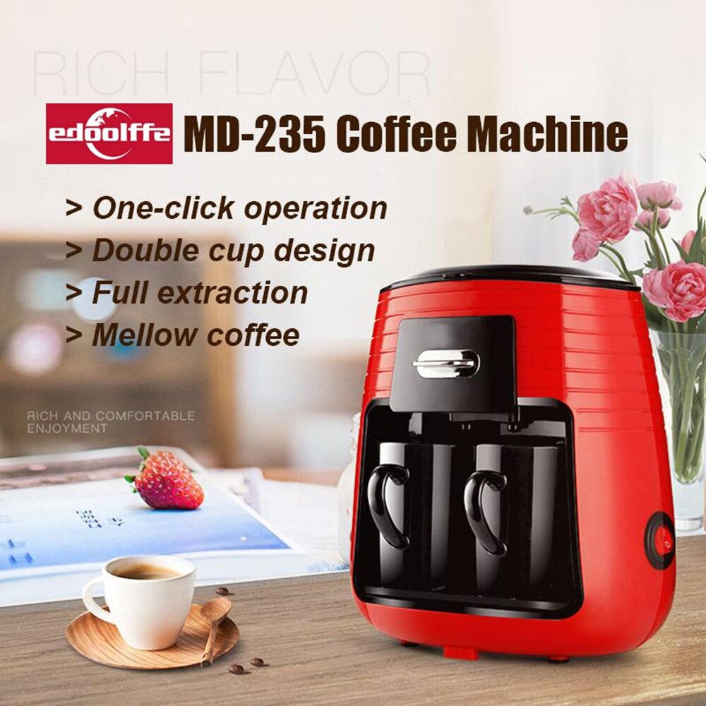 Edoolffe Electric Drip Coffee Maker Automatic Coff... – Grandado