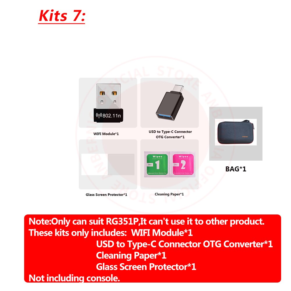 ANBERNIC RG351P Type-C USB Port/Glass Film/WIFI Mo... – Grandado