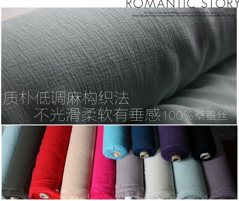 The Special Sense Of Pure Linen Georgette Fabric F... – Vicedeal
