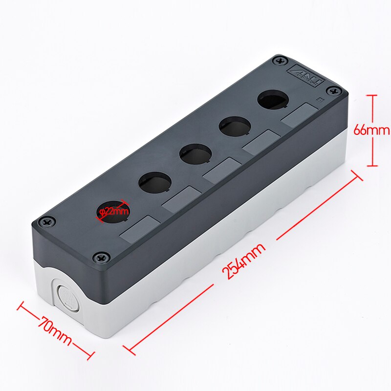 Waterproof PC+ABS 5 Hole Control Box Yellow/Gray I... – Vicedeal