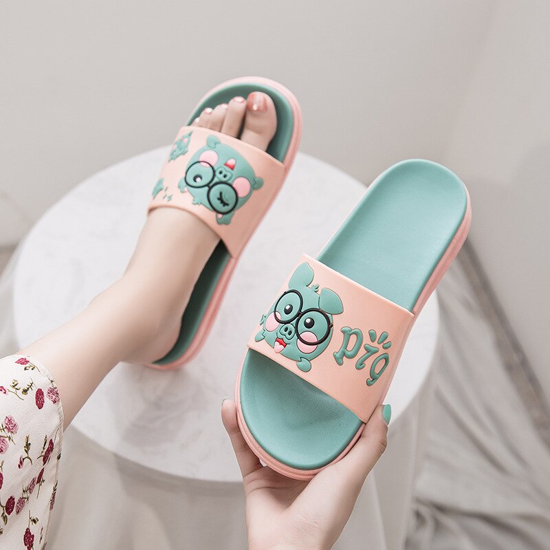Vrouw Slippers Zomer Schoenen Leuke Piggy Slippers... – Grandado
