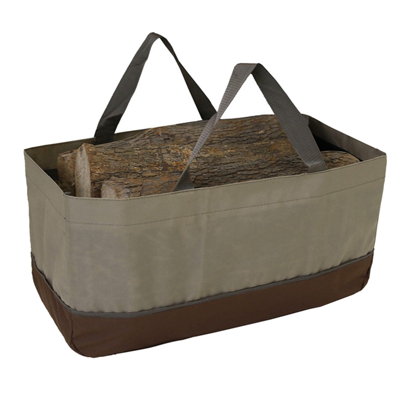 Brandhout Log Carrier Grote Brandhout Bag Wax Canv... – Vicedeal