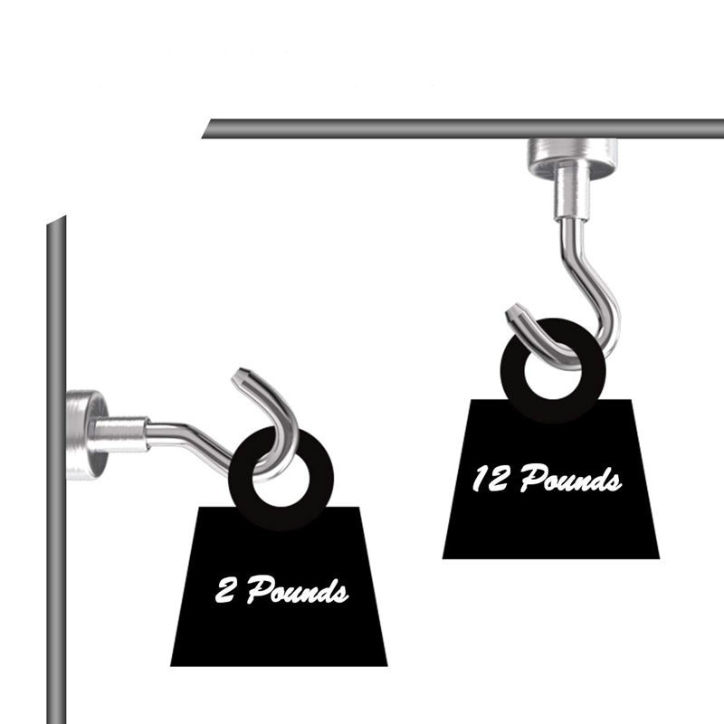 Magnetic Hooks 3KG Pull Force Diameter 16mm Heavy ... – Grandado