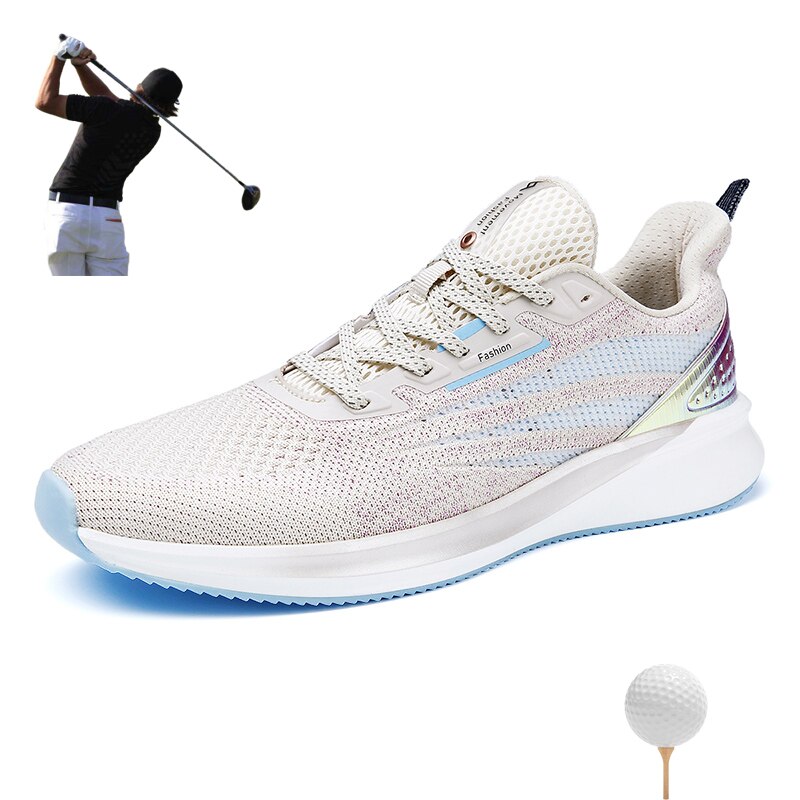 Men Good Golf Shoes Breathable Grass Golf Sneakers... – Grandado