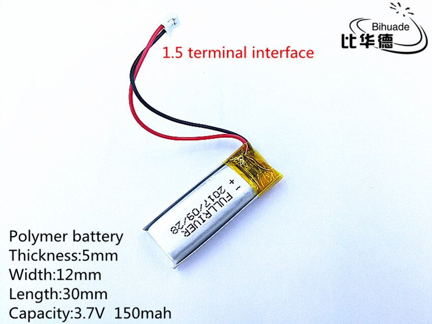 Liter energy battery 3.7V 150mAh Lithium Polymer L... – Grandado