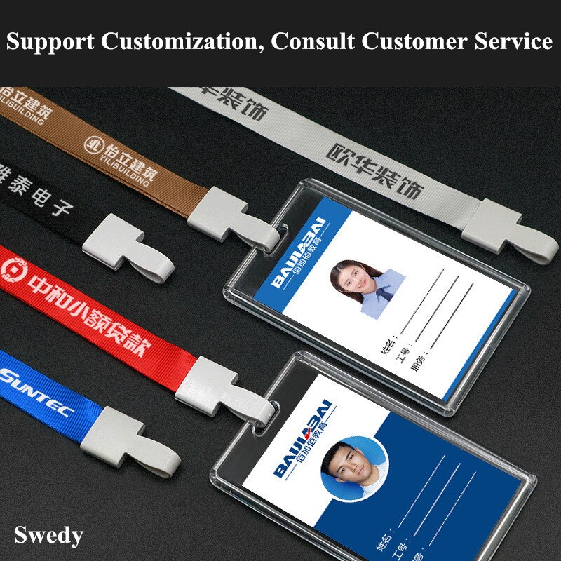 Acrylic ID Card Name Tag Badge Holder ID Card Hold... – Grandado